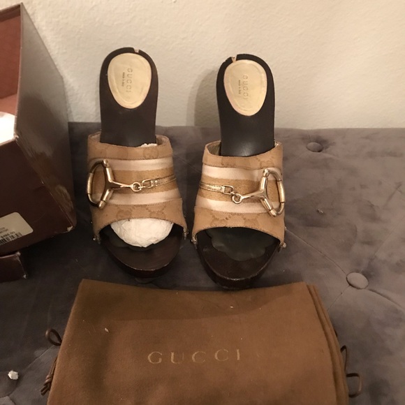 Gucci | Shoes | Authentic Gucci Gg Sandals | Poshmark